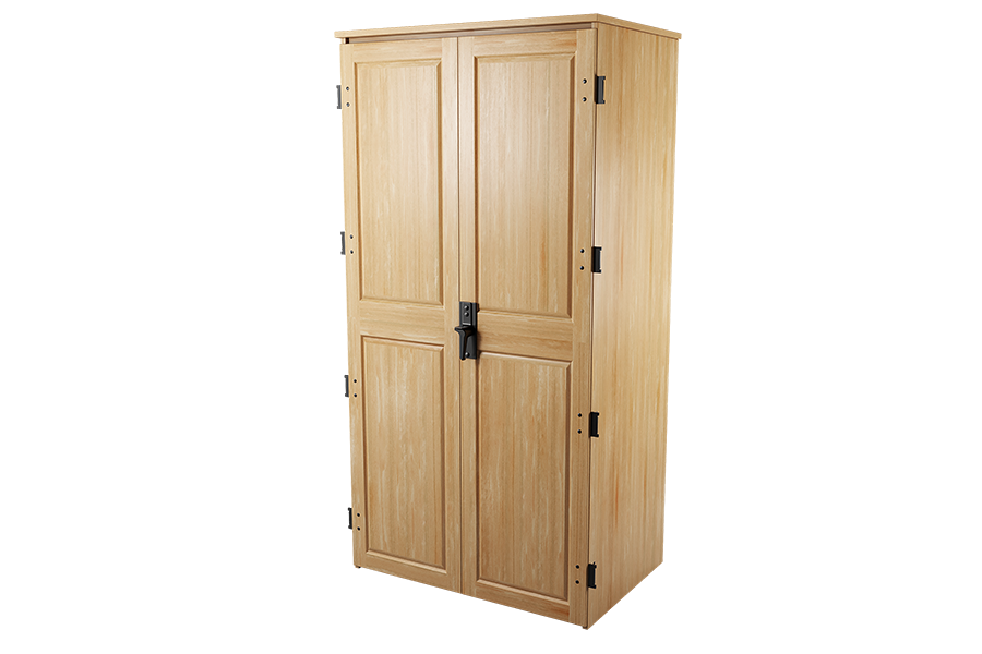 Solid Wood Two-Door Wardrobe - University Loft Company