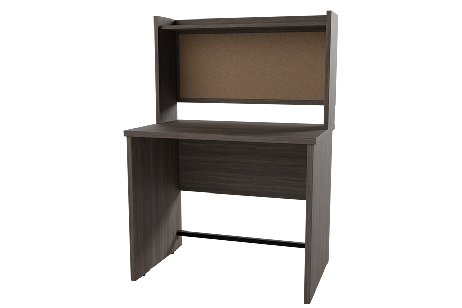 Calla Desk Carrel with Cork Board - University Loft Company