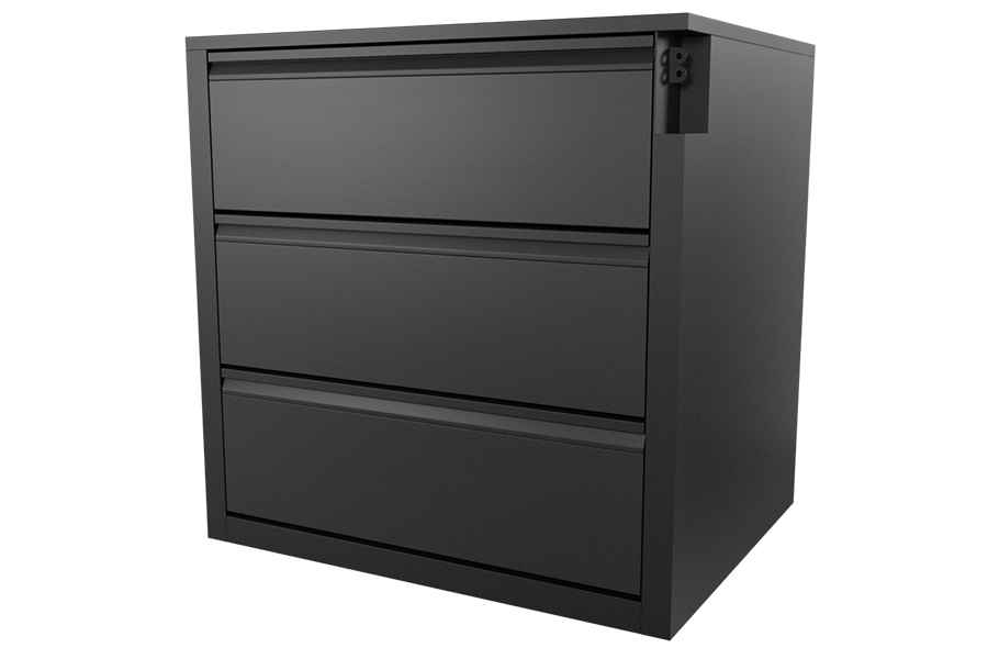 Metal Series 3 Drawer Chest - University Loft Company