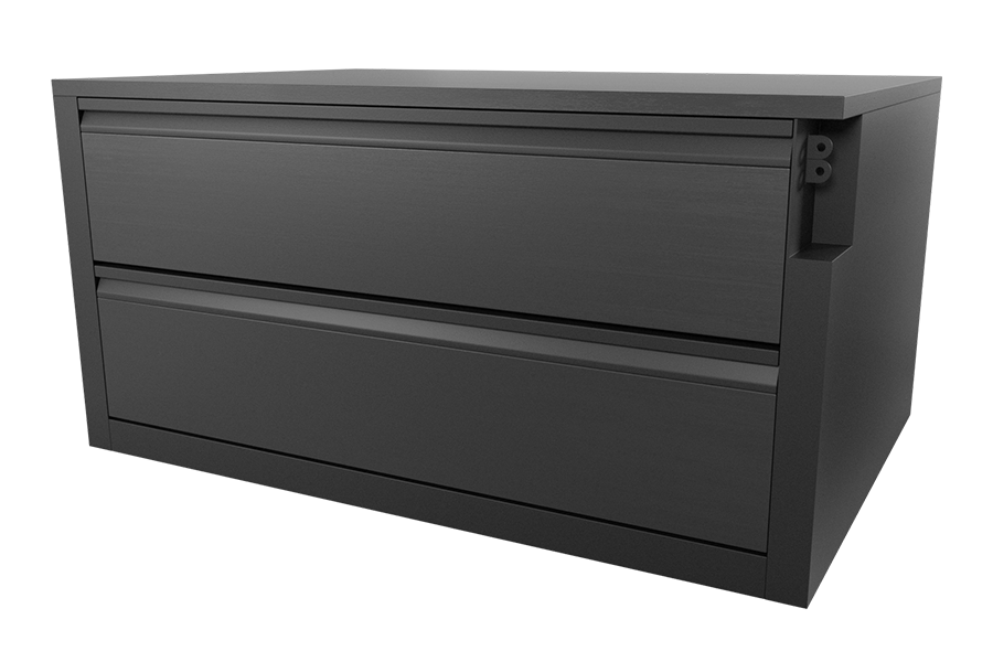 Metal Series 2-Drawer Chest - University Loft Company